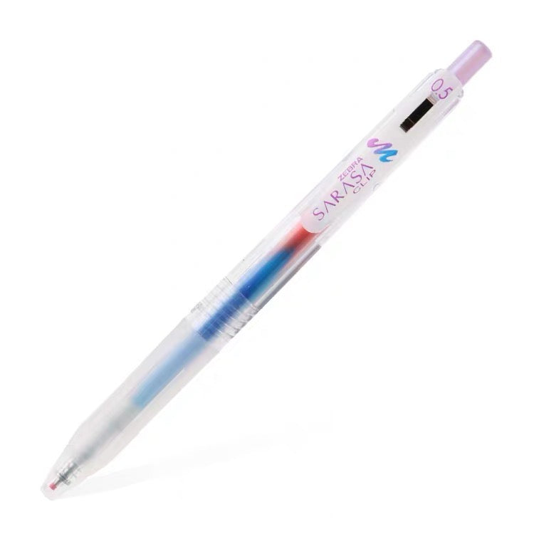 Zebra Sarasa Clip Marble Color Gel Pen - 0.5 mm - Blueberry Smoothie ...